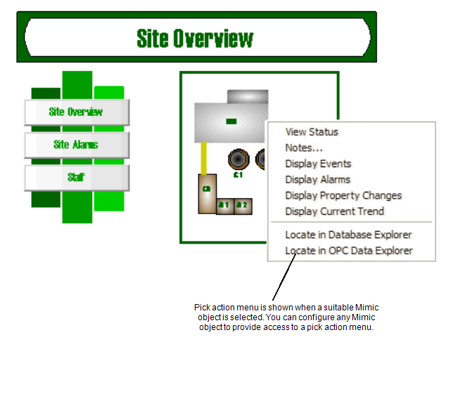 Mimics Guide - Associating Mimic Objects with Pick Actions