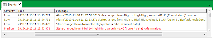 Alarms Guide - Remove an Alarm (Perform an Action on an Alarm)