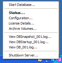 Server Administration Guide - Create a Blank Database
