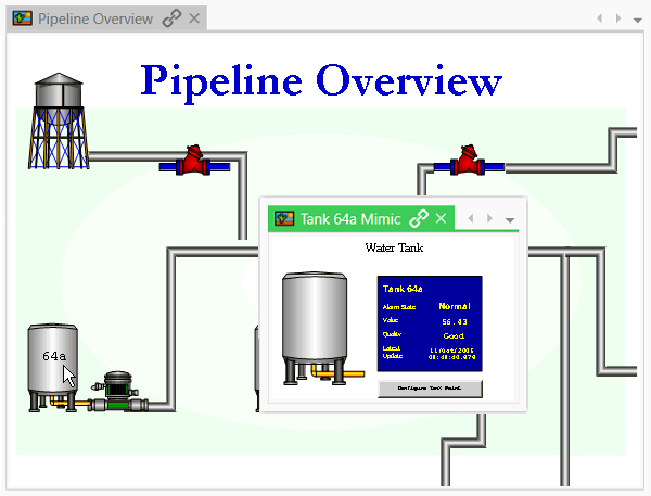 Mimics Guide - Understanding Hyperlinks and 'Chained' Displays (Hyperlinks)
