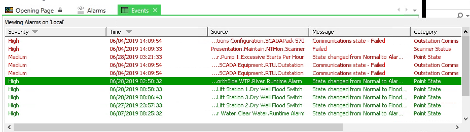 Geo SCADA Expert Tutorial - Display a List of System Events via Virtual ...